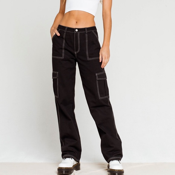 Full Tilt | Pants & Jumpsuits | Full Tilt Black Cargo Pants | Poshmark